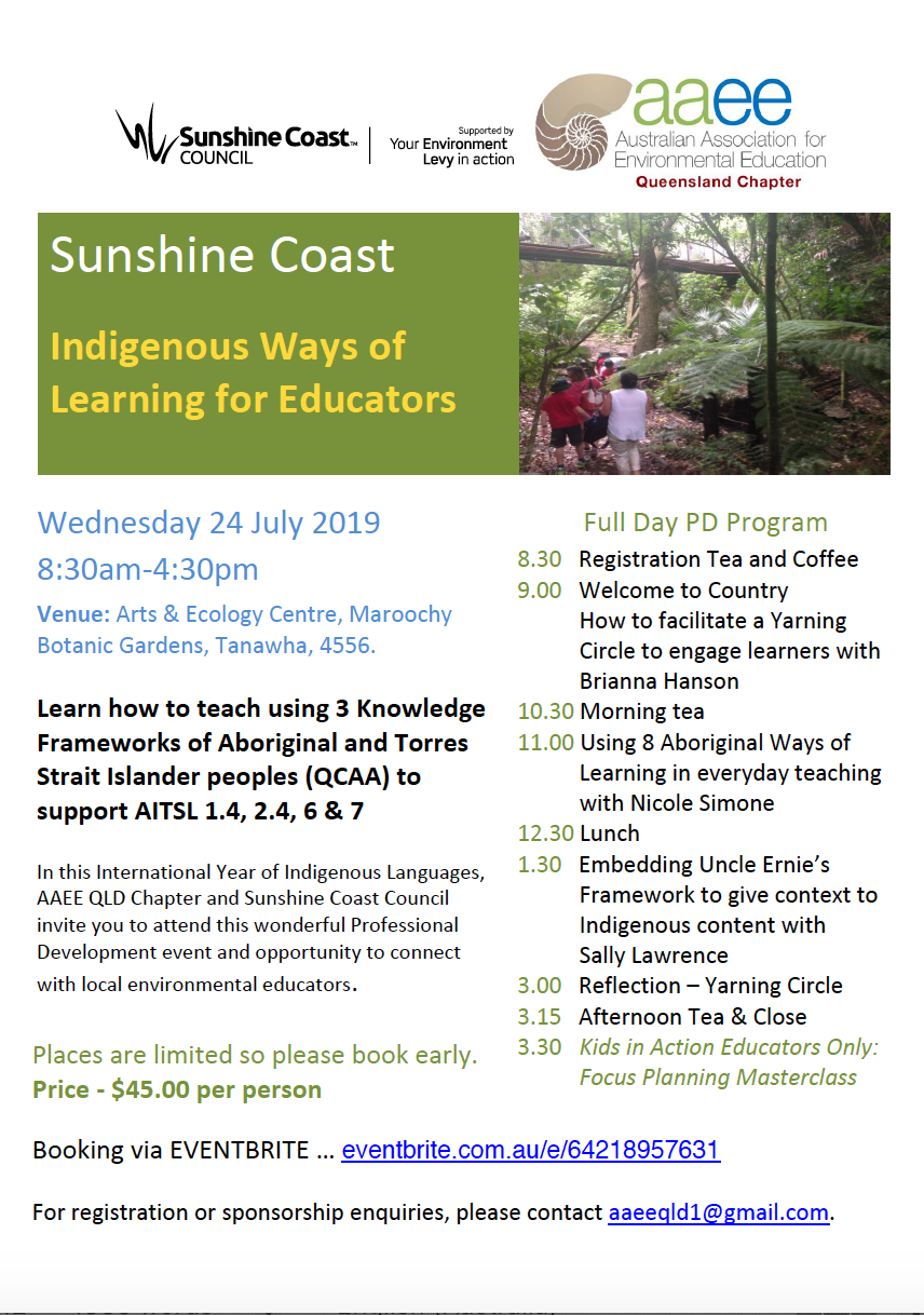 Indigenous Ways of Learning for Educators - AAEE QLD Chapter and ...