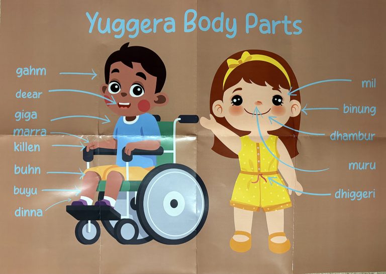 YUGGERA PLAYING CARDS - BODY PARTS - Sally & Peter Lawrence